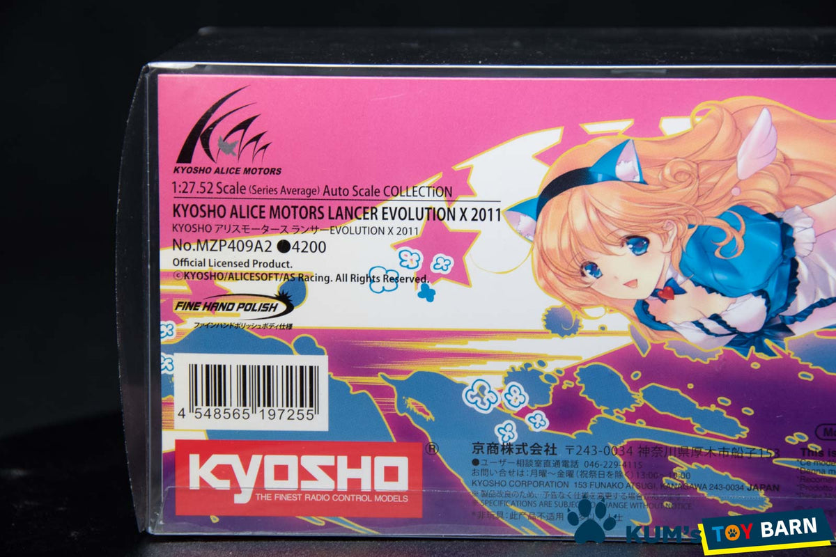 Kyosho Mini-z Body ASC MITSUBISHI KYOSHO ALICE MOTORS LANCER EVOLUTION ...